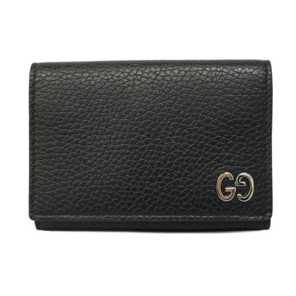 Gucci | Accessories | Gucci Business Card Holder 473923 2778 Leather ...